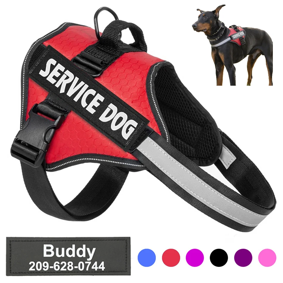 Pet-Dog-Harness-Adjustable-Vest-Chest-Strap-For-Small-Big-Dogs ...