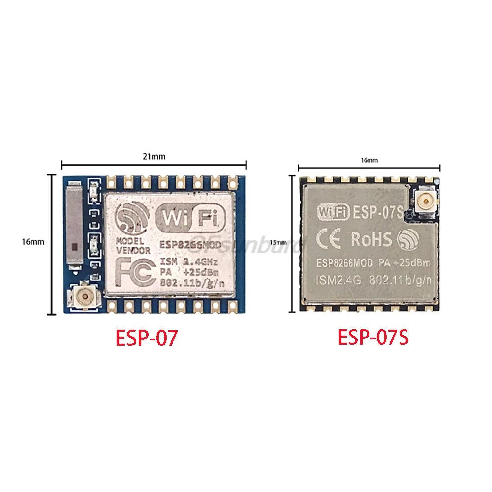 Esp-07s (esp-07 Updated Version) Esp8266 Serial To Wifi Module Esp 07s Esp07s Industrial Grade ...