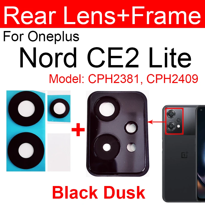 For Oneplus 1+ Nord CE2 Lite CE2Lite 5G Back Camera Lens Cover Rear ...
