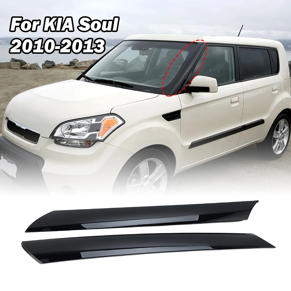 Windshield-Pillar-Trim-Exterior-Molding-for-KIA-Soul-2010-2013-ABS ...