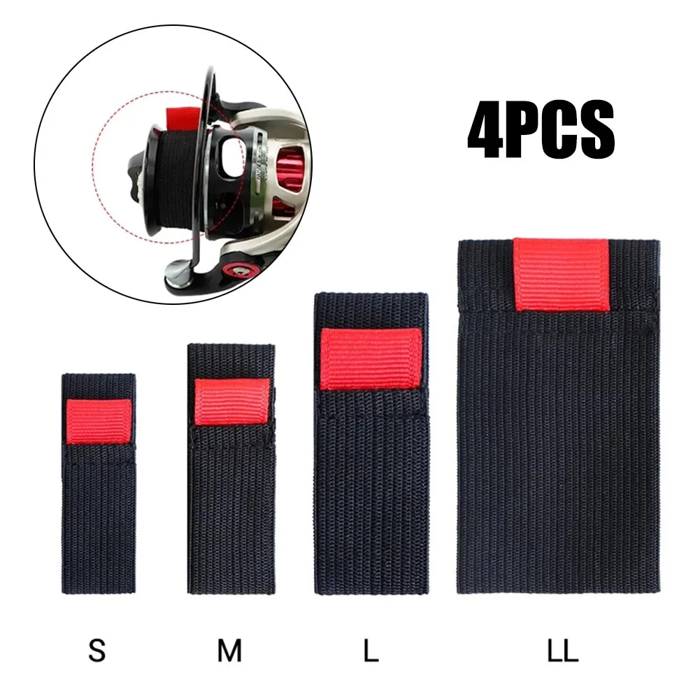 Fishing-Spool-Belt-4pcs-Nylon-Elastic-Fishing-Spool-Belt-Reel ...