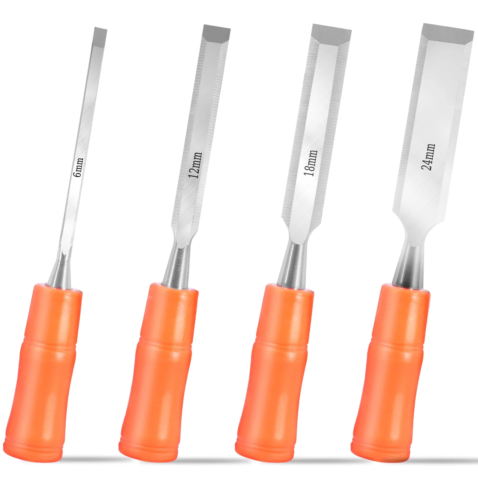 4Pcs-Wood-Chisel-Set-Carbon-Steel-Woodworking-Chisel-Tool-with-Beveled ...