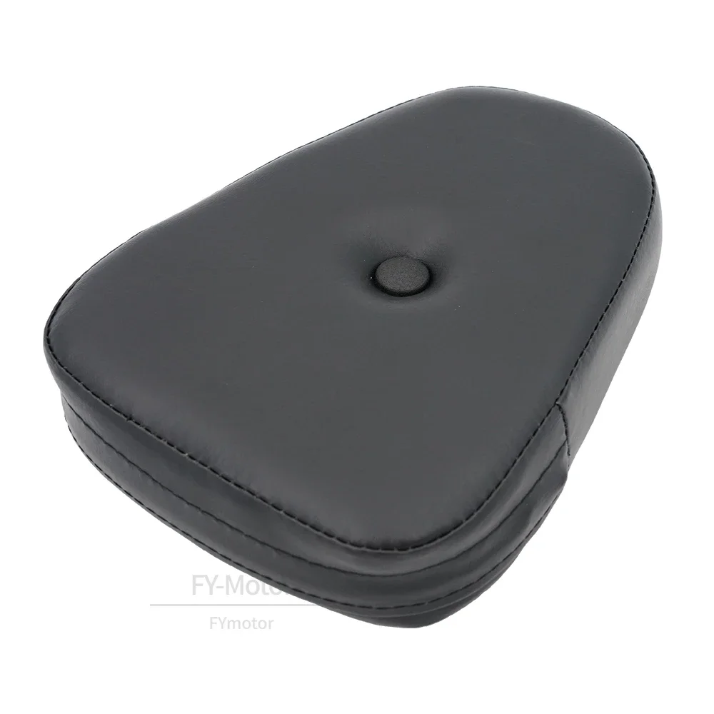 Black Motorcycle Universal Back Rest Passenger Backrest Pad Pads For ...
