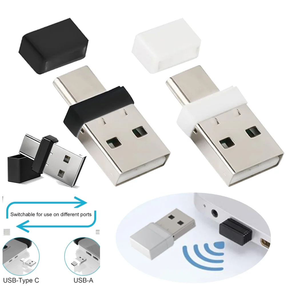 USB Type C 2 In 1 Mouse Jiggler Driver-Free Undetectable Mouse Shaker ...