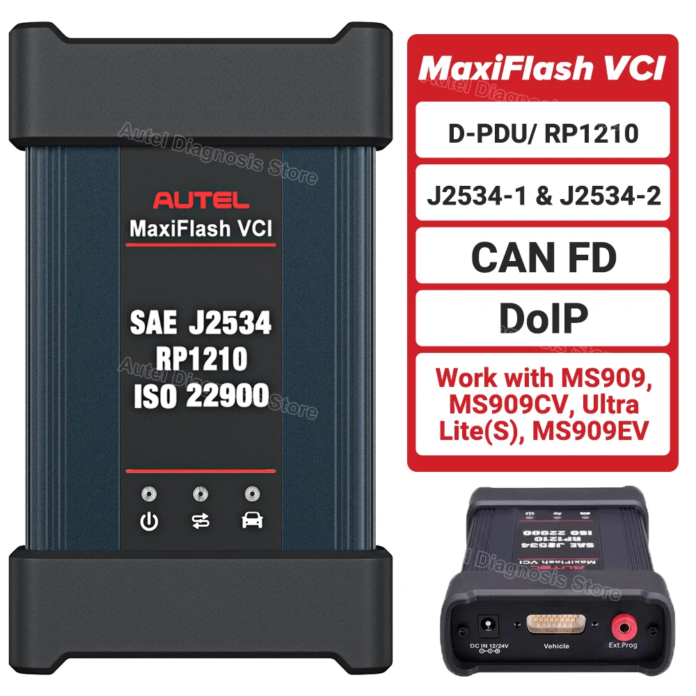 Autel-programador-MaxiFlash-VCI-J2534-ECU-compatible-con-esc-ner-CAN-FD ...
