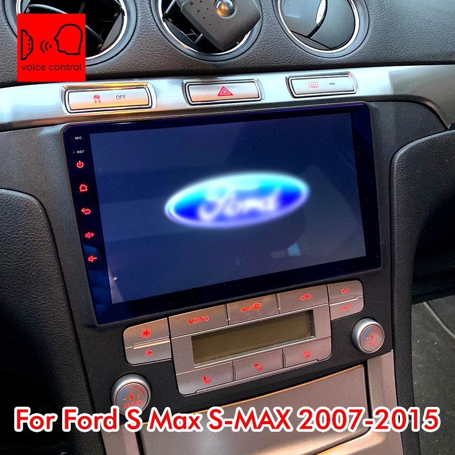 Ai Voice Android 11 Wireless Carplay Car Radio For Ford S Max S-max ...