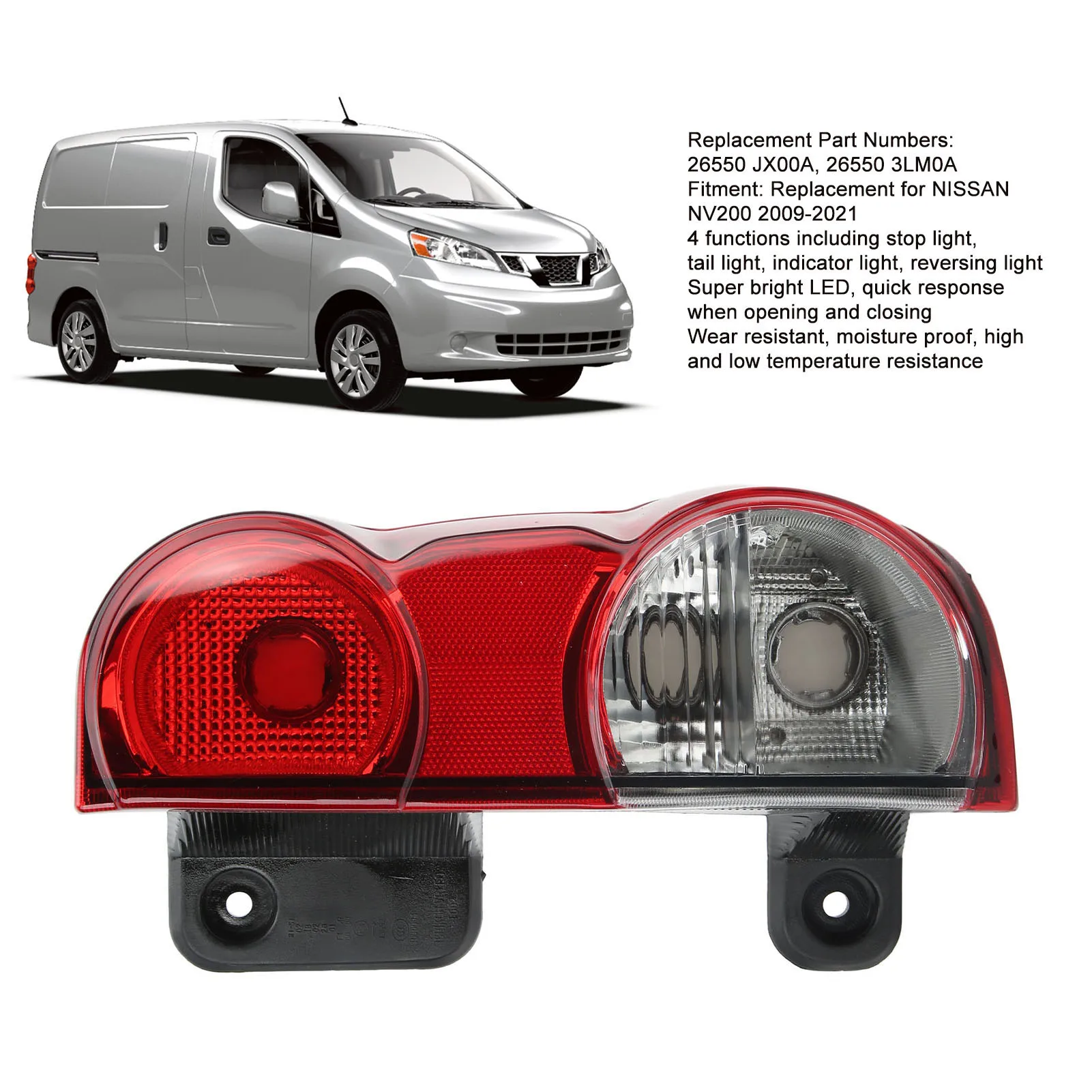 Tail-Light-Assembly-Right-Taillight-Rear-Brake-Stop-Lamp-Passenger-Side ...
