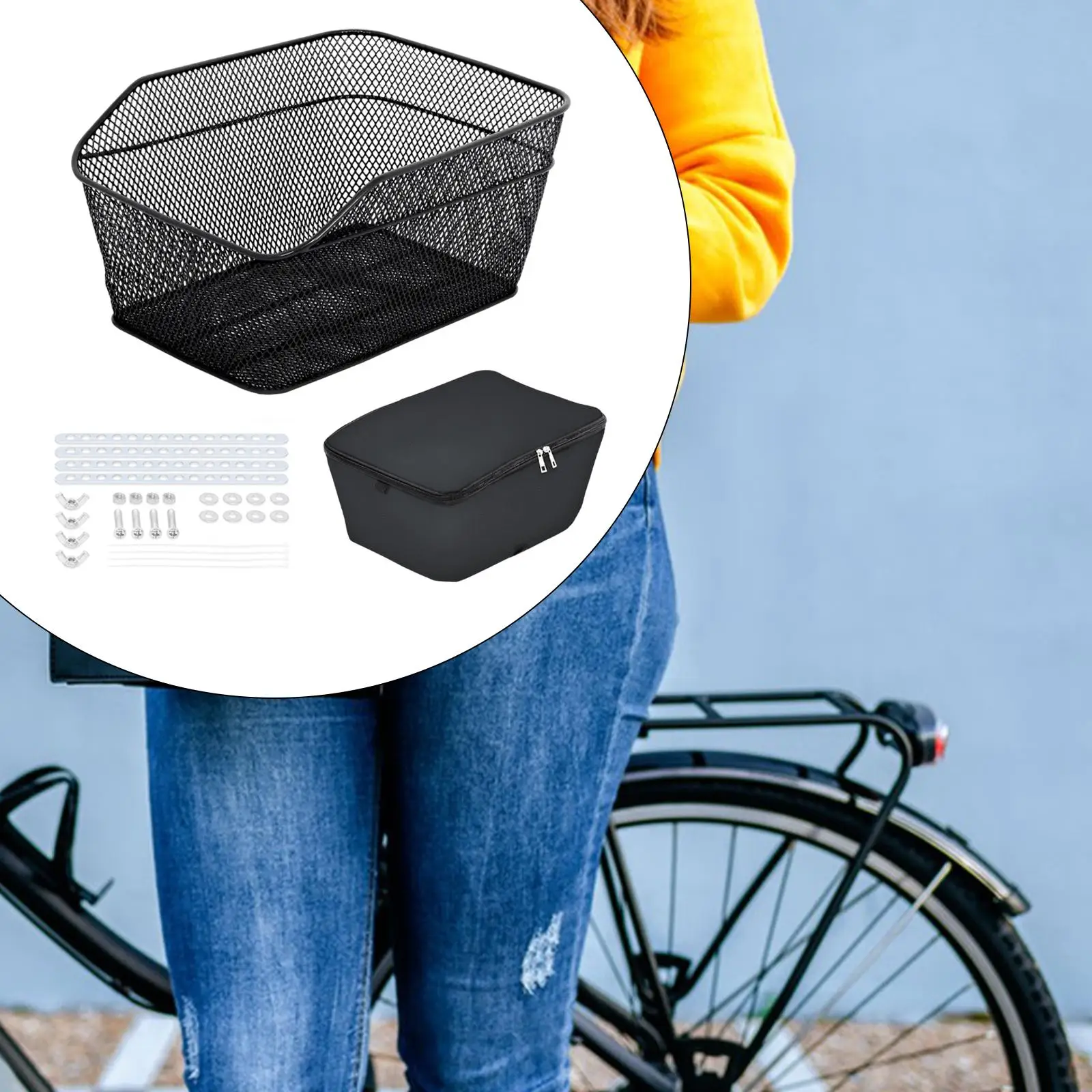 Bike-Rear-Basket-Bicycle-Rear-Cargo-Rack-Large-Capacity-Storage-Basket ...