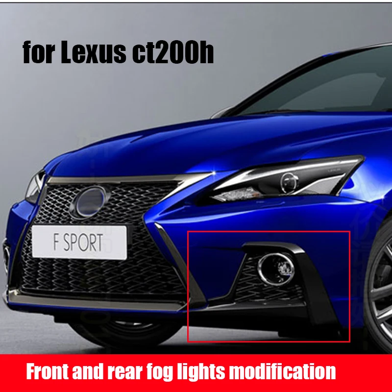 For Lexus Ct200h Front And Rear Fog Light Frame Upgrade Replacement Original Car Accessories ...