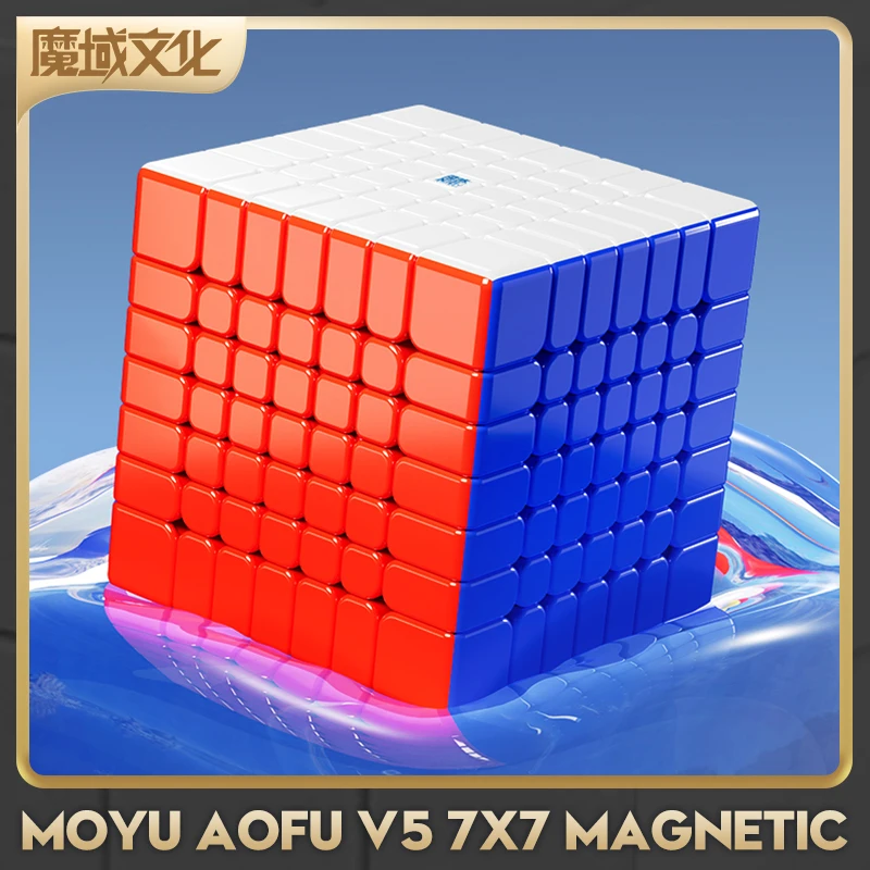 [CubeFun]MoYu AoFu V5 7x7 Magnetic UV Magic Speed Cube Triple-Track ...