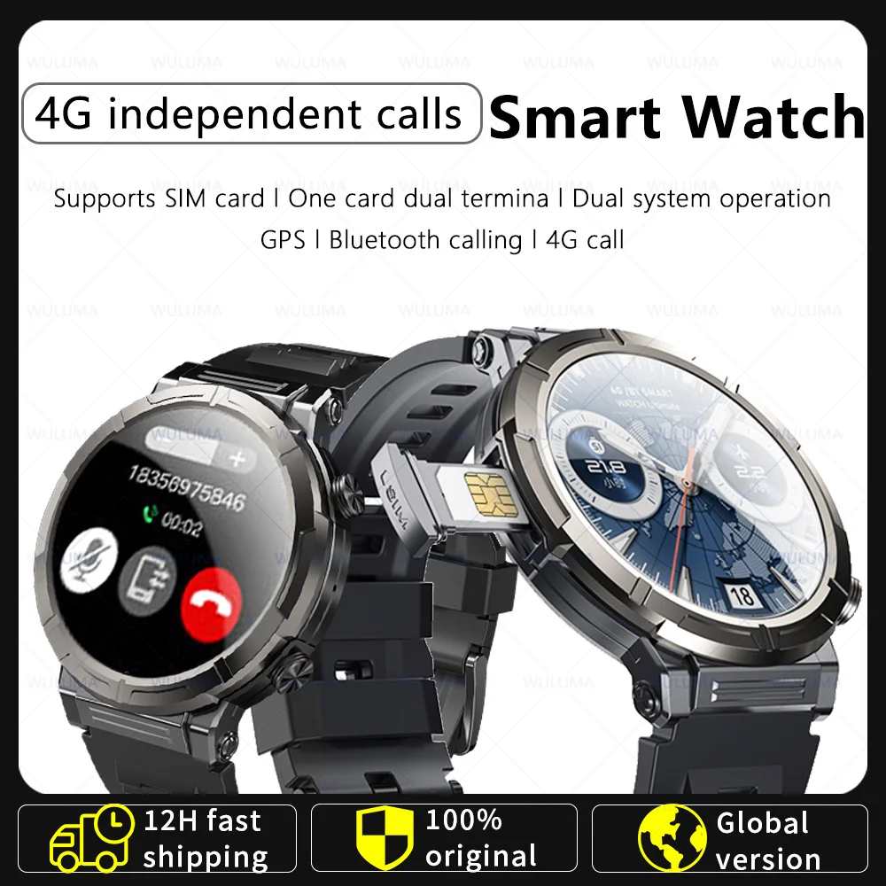 4G-LTE-Smart-Watch-for-Men-Relojes-Inteligentes-GPS-Support-SIM-Talk ...
