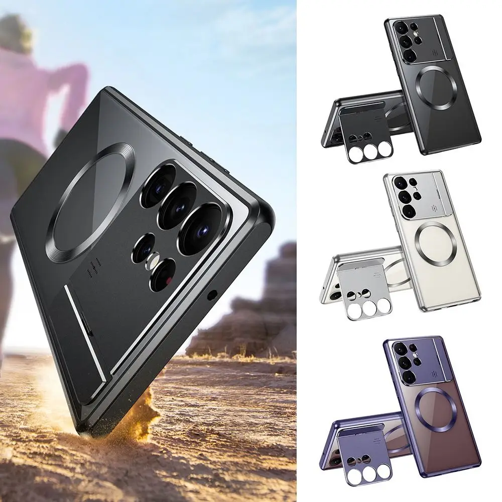 Metal-Phone-Case-Aromatherapy-Magnetic-Suction-Phone-Protector-Folding ...