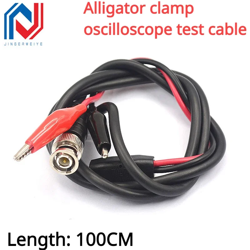 1pcs-100CM-BNC-Q9-to-Dual-Alligator-Clip-Oscilloscope-Test-Probe-Leads ...