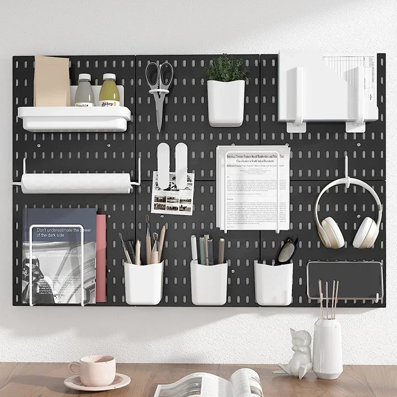 DIY-Free-Combination-Pegboard-Dish-Rack-Kit-Hole-Board-for-Wall-Kitchen ...