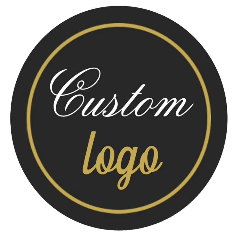 Wedding logo custom round label sticker company name date thank you ...