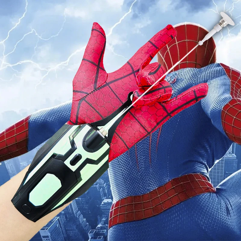 Spiderman Wrist Launcher Shooters Peter Parker Shooting Device Toys For ...