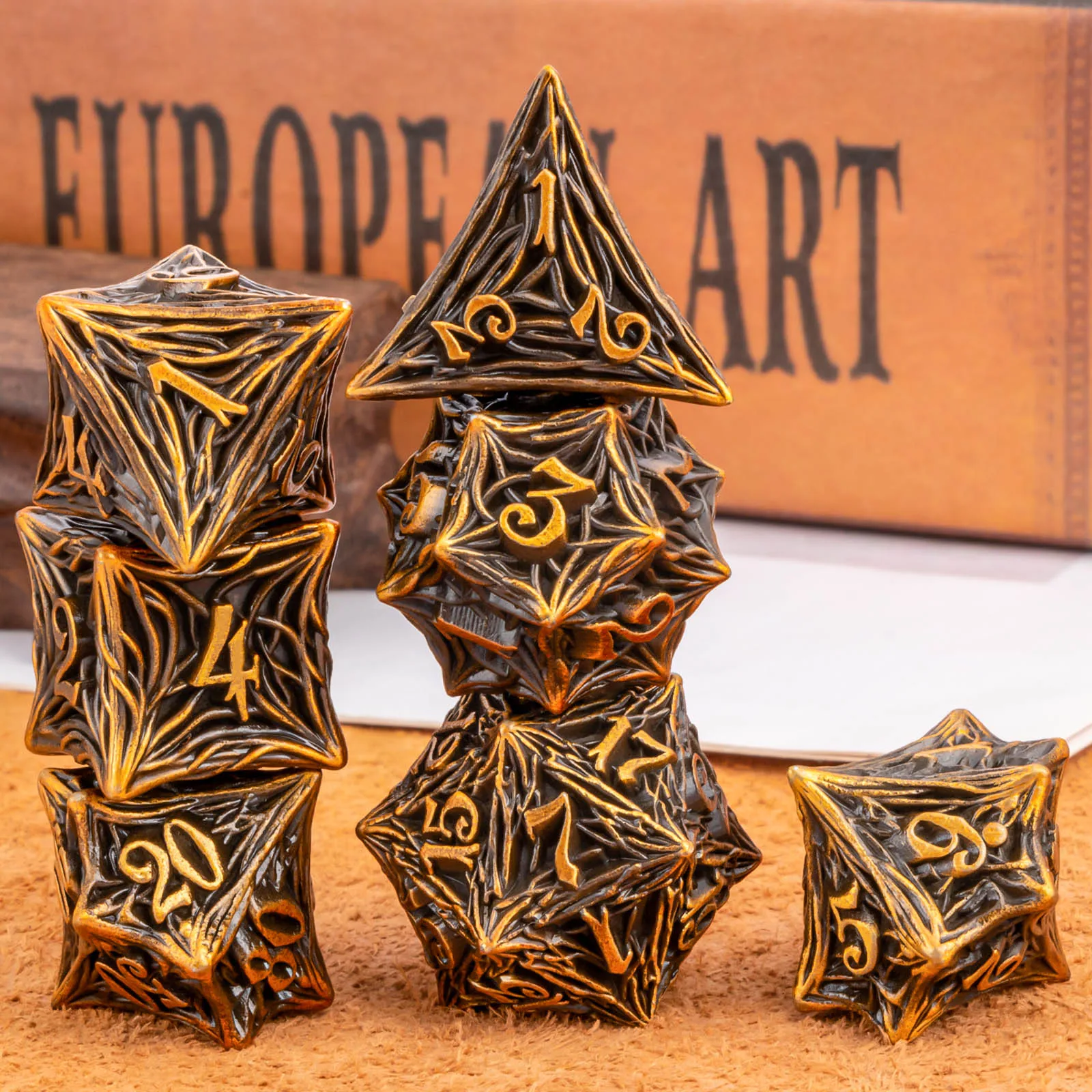 Exploring the World of Root RPG Playbooks and D&D Dice Sets