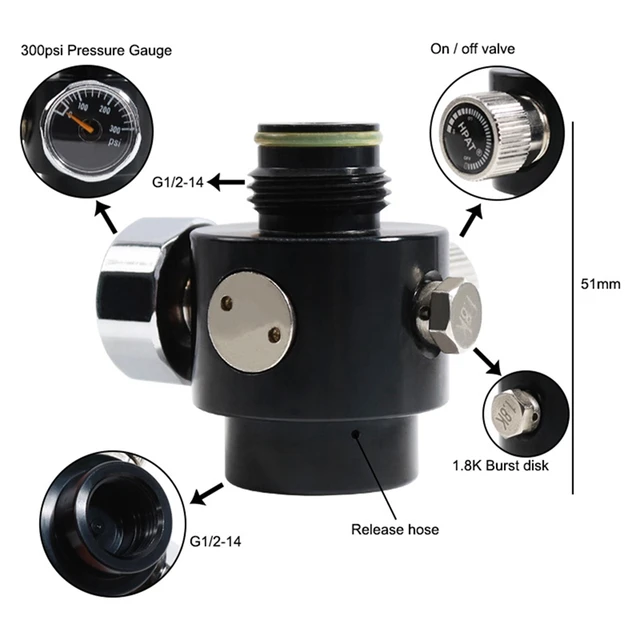 Pcp Pressure Regulator Pressure Gauge Pcp Regulator Pcp, 49% OFF