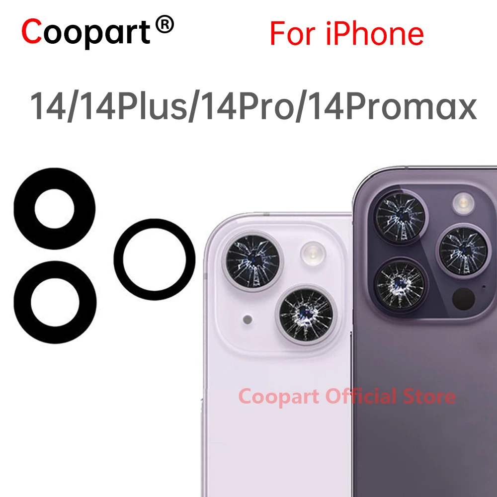 New Rear Camera Glass For iPhone 14 Plus 14 Pro MAX Back Camera Lens ...