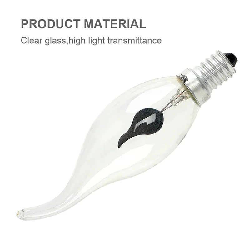 Bombilla Led Edison E14 con efecto de llama parpadeante, 3W, 220V, para ...