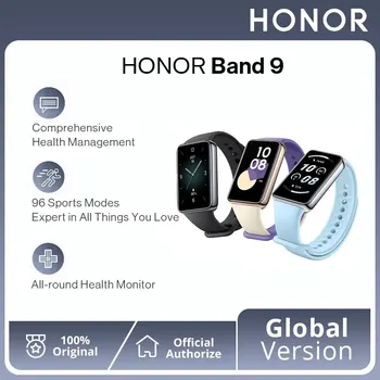 HONOR Band 하루 종일 모니터, 9 1.57 인치 AMOLED 60Hz 디스플레이, 14 일 배터리 96 가지 운동 모드
