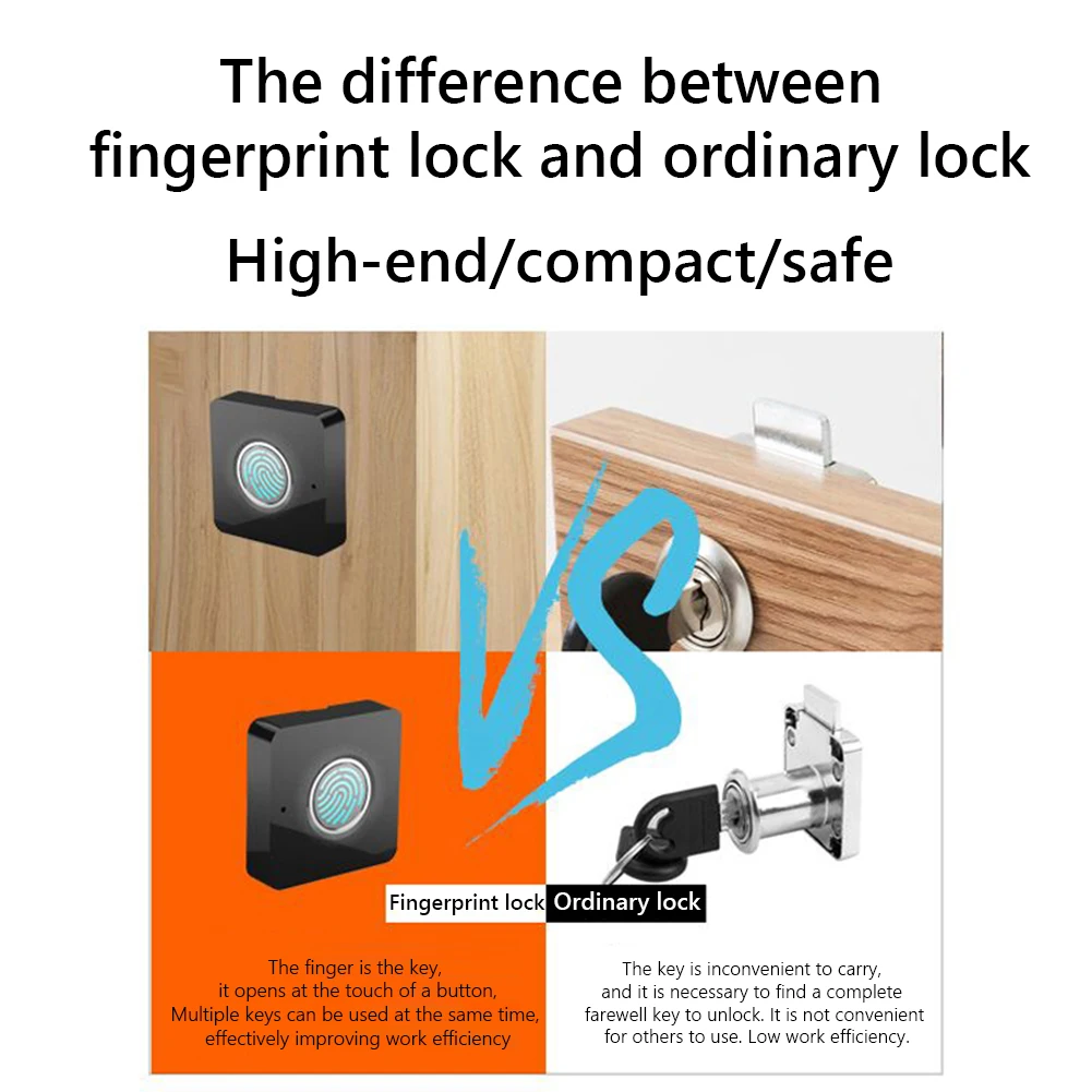 Keyless-Door-Lock-Fingerprint-Smart-Padlock-Electronic-File-Storage ...