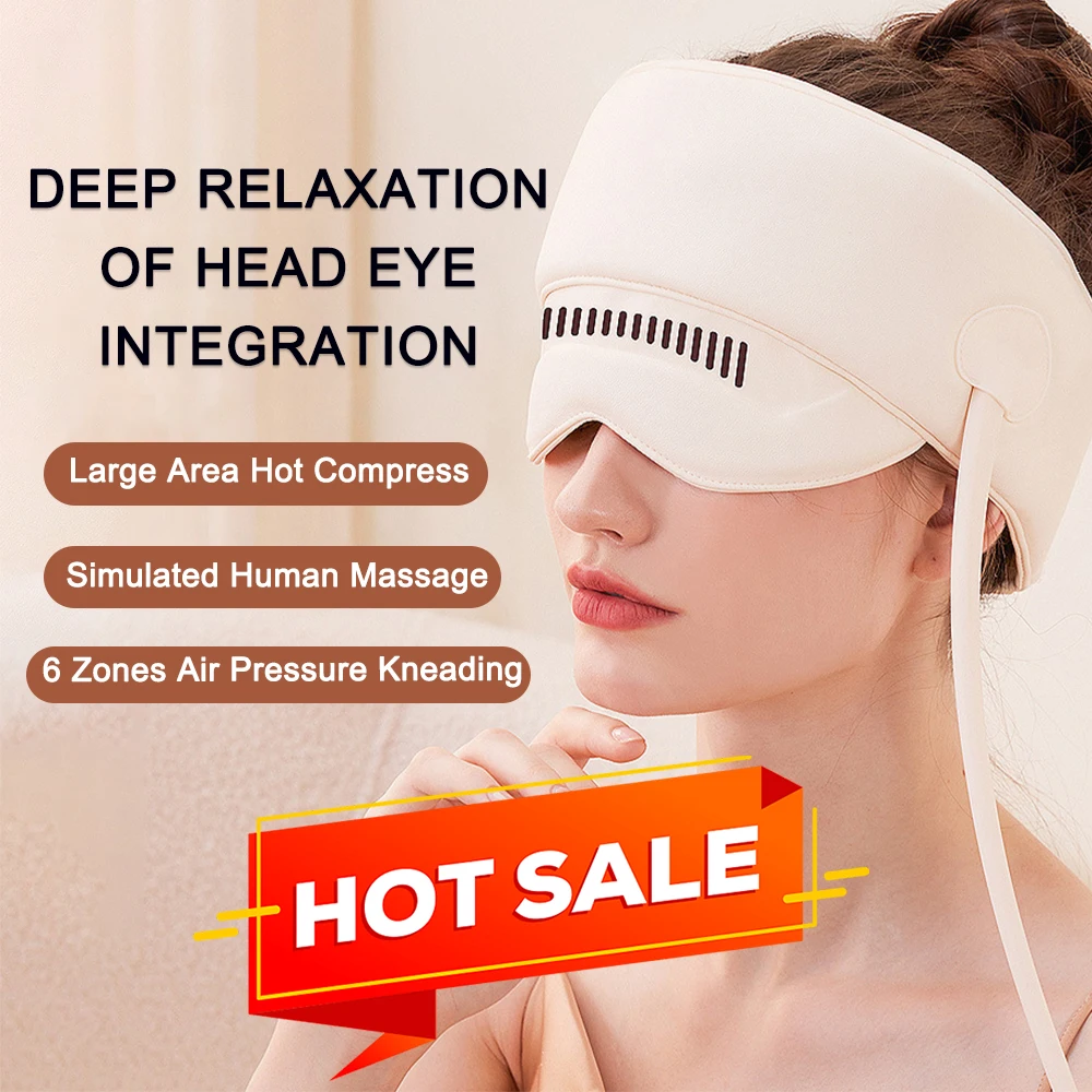 Air-Pressure-Head-Massager-Hot-Compress-Heat-Headband-Airbag-Lift ...