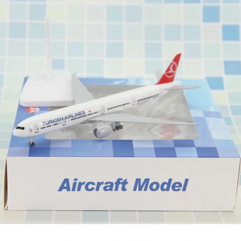 Diecast 19CM 777 B777 Turkey TURKISH airlines airplane model aircraft ...