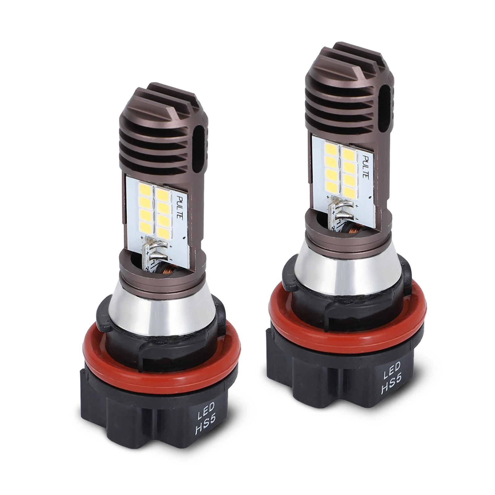 1-2X-HS5-35-35w-LED-Super-White-Headlight-Bulb-Light-For-Suzuki-Yamaha ...