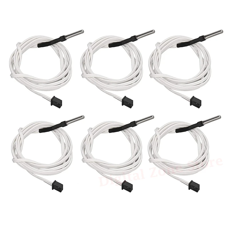 6-Pcs-HT-NTC100K-Thermistor-Sensor-3D-Printer-Ender-3-V2-3950-XH2-54 ...