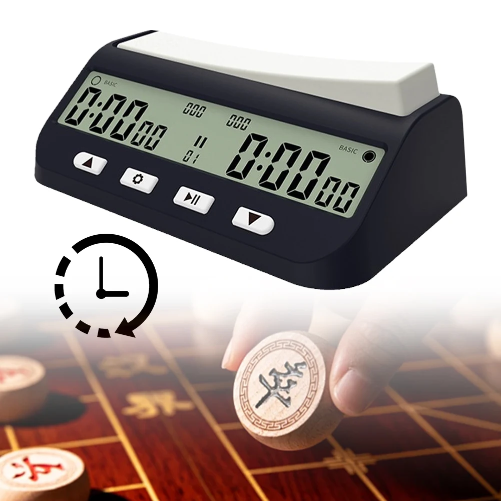 Chess-Clock-Professional-Advanced-Chess-Digital-Timer-Multipurpose-Portable-Game-Timer-with ...