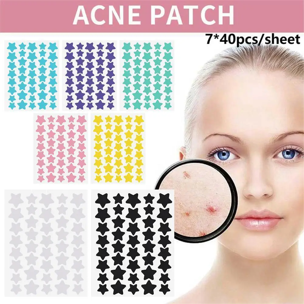 7PS-Color-Invisible-Acne-Removal-Star-Pimple-Patch-Facial-Acne-Spot ...