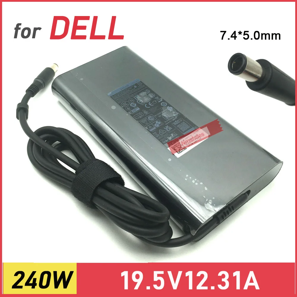 Carregador ac original 240w 19.5v 12.31a para dell alienware 15 17 r1 ...