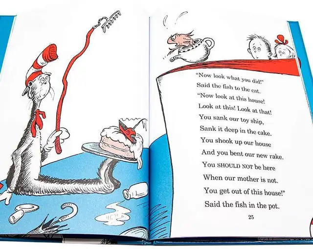 The Cat In The Hat Book Pages In Order