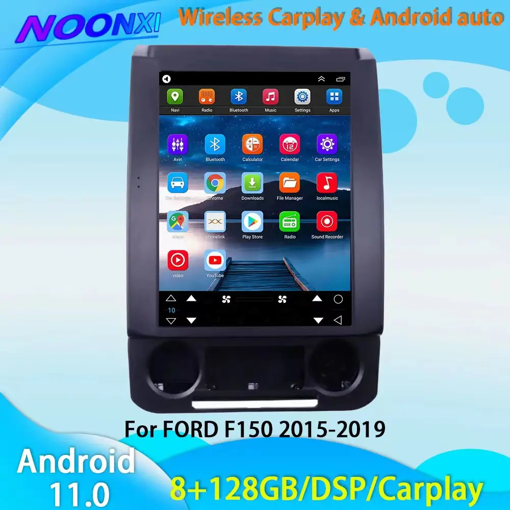 2Din Android 11.0 8+128G For Ford Raptor F150 2015-2019 Radio Car ...