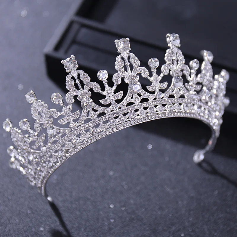 Hot Sale Wedding accessories Bride Rhinestone Crystal Crown Tiaras for ...