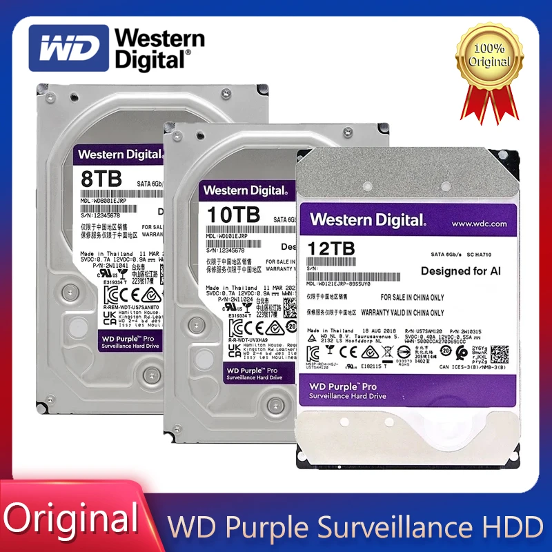 Wd 3tb Purple Hard Drive | Wd 6tb Purple Hard Drive | Surveillance Hard ...