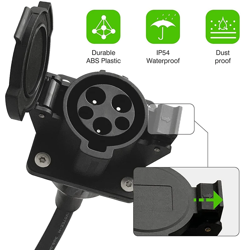 Type-1-Connector-SAE-J1772-EV-Socket-Plug-Electric-Vehicle-Car-Charger ...