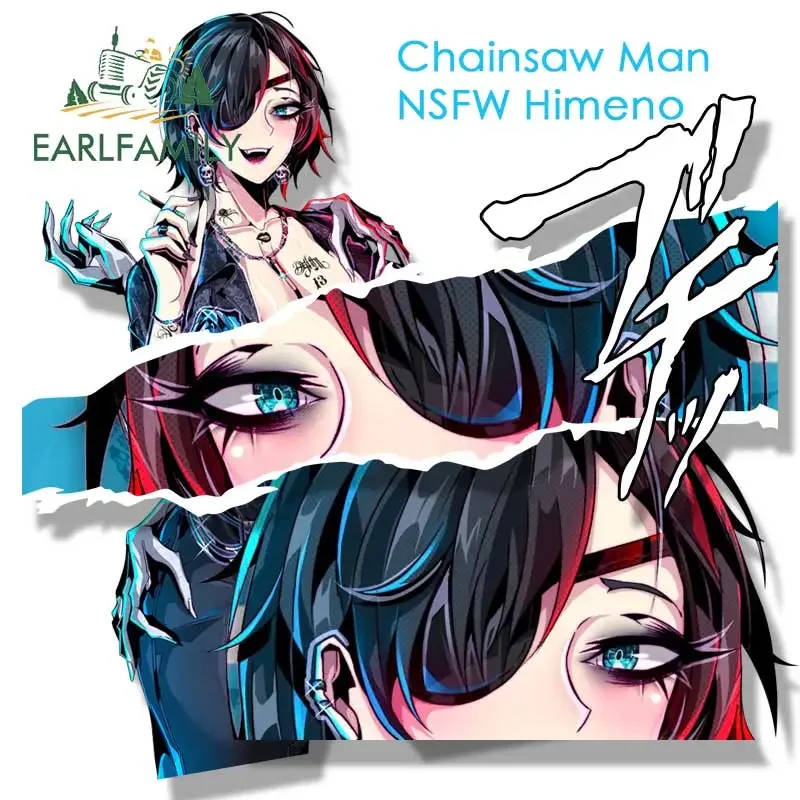 EARLFAMILY-Gyaru-Eyepatch-Himeno-Fanart-Car-Sticker-Anime-Chainsaw-Man ...