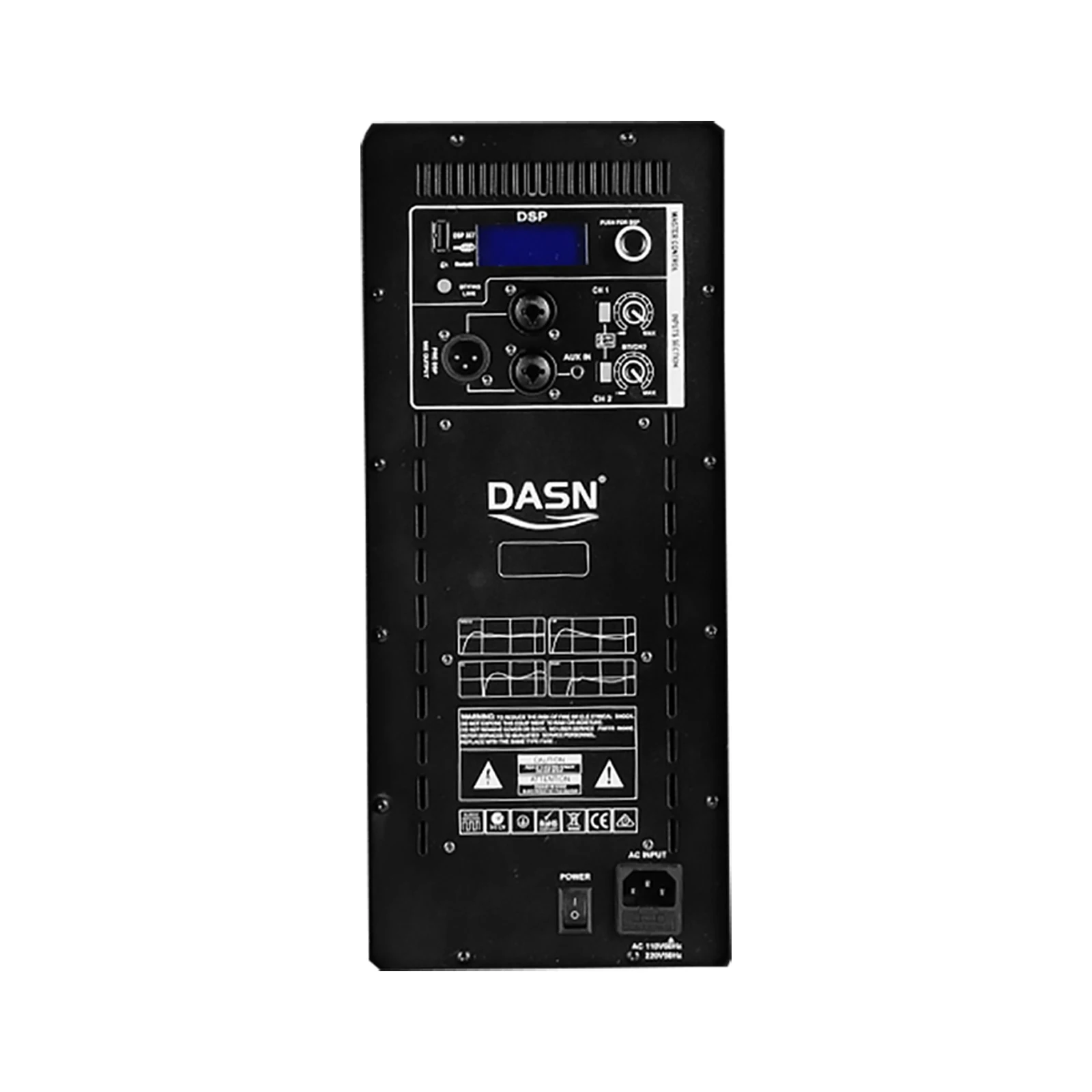DC-4000W DSP Monoblock Mixer 2 Way Class D BT TWS Power Amplifier ...