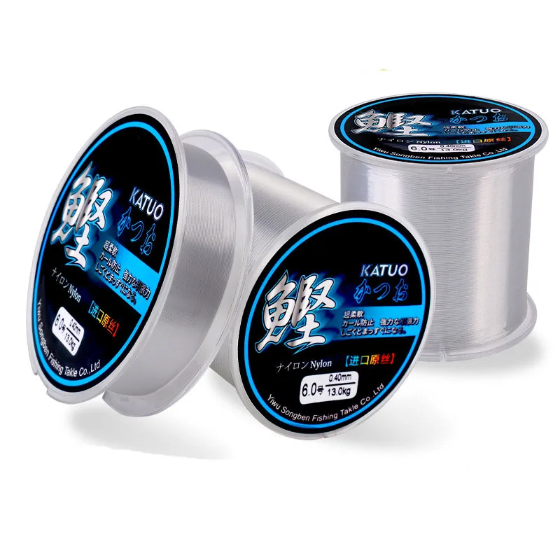 100m-500m-Nylon-Fishing-Line-Leader-Fishing-Rope-Durable-Monofilament ...