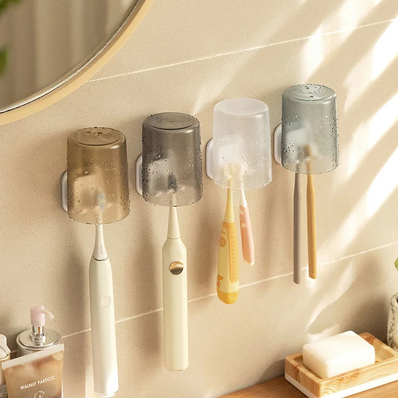 Wall-Bracket-for-Toothbrushes-Punch-Free-PP-Self-adhesive-Toothbrush ...