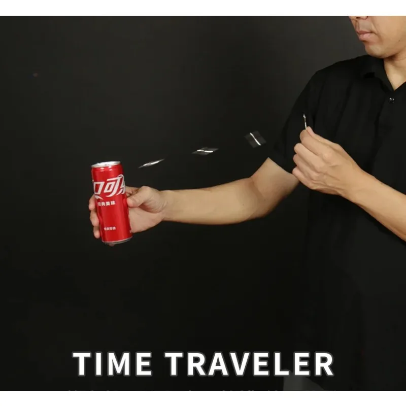 TIME-TRAVELER-Close-up-Magic-Tricks-Signed-Key-Into-Coke-Can-Street ...