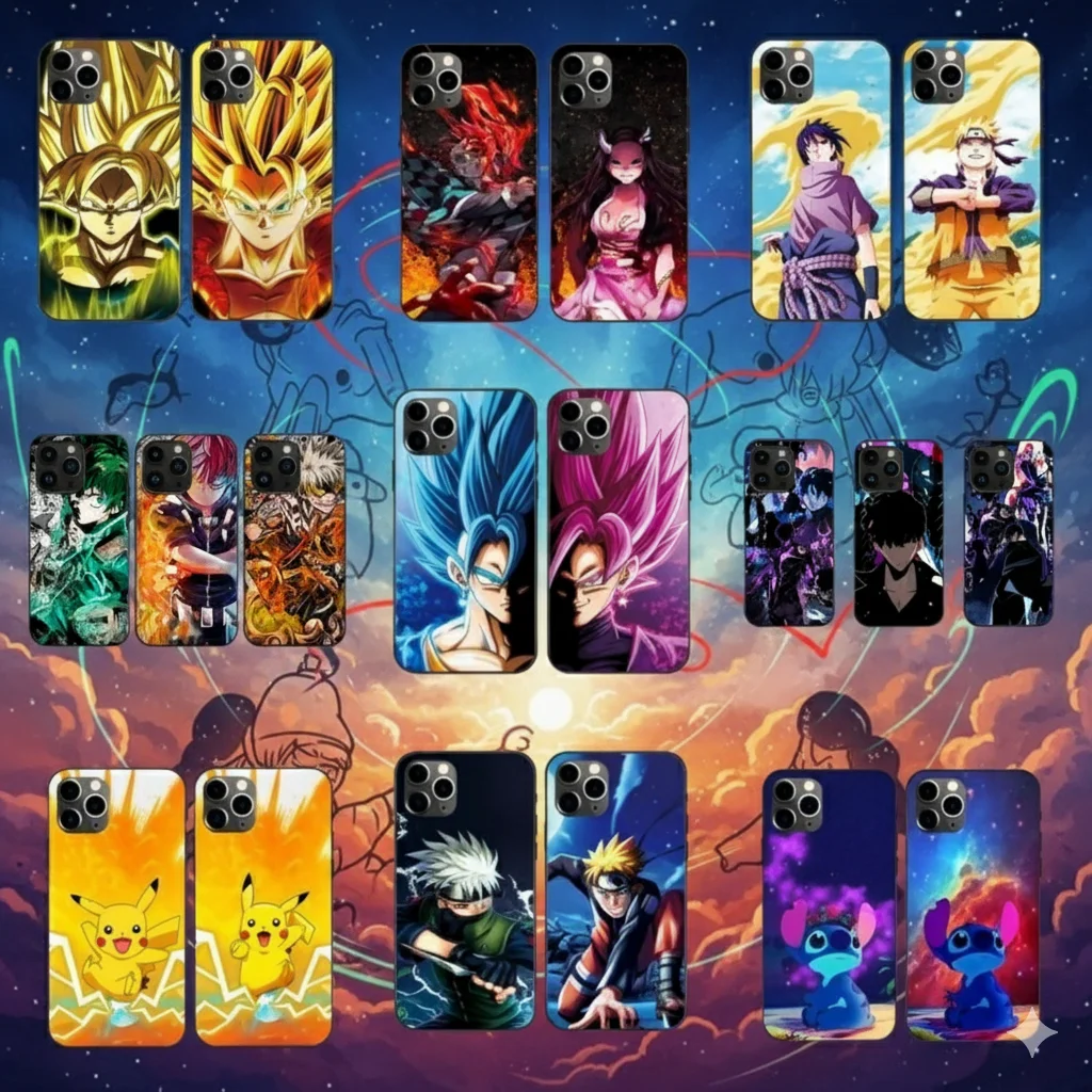 3D Lenticular Phone Case with Various Animations Different Angles and ...