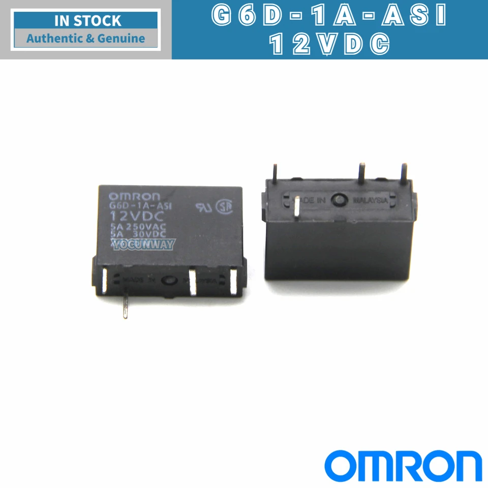 Relé 4 Pines 10 Relés Omron G6D-1A-ASI 24VDC - Usados Pero Funcionales ...