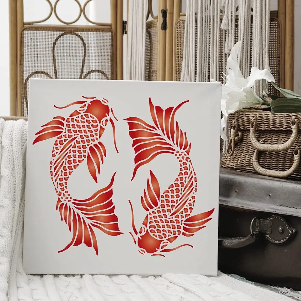 Koi Stencil