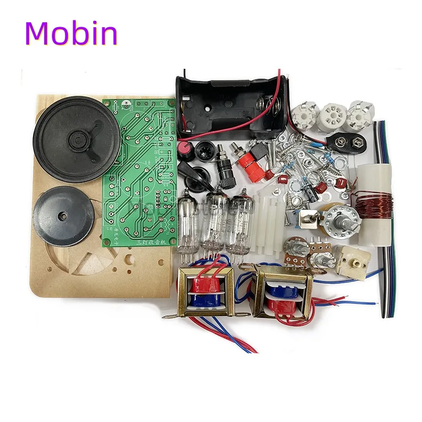 Five-Wave-Band-Three-Lamp-Tube-Shortwave-Radio-With-Base-Kit-Three ...