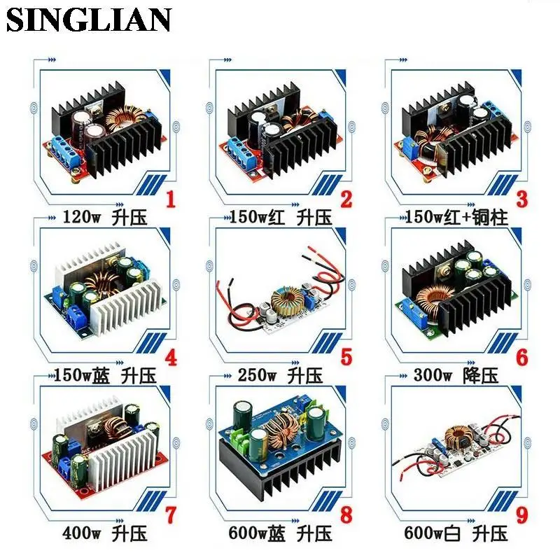 DC-DC-Constant-Voltage-And-Current-Non-Isolated-Buck-Step-down-Booster ...