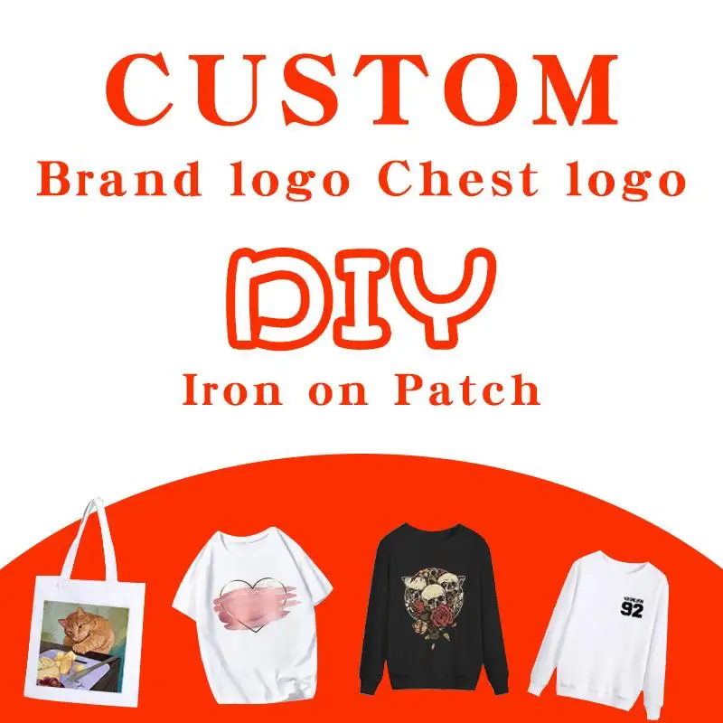 Custom-Brand-Logo-Thermal-Stickers-On-Clothes-Embroidery-Small-Logo ...
