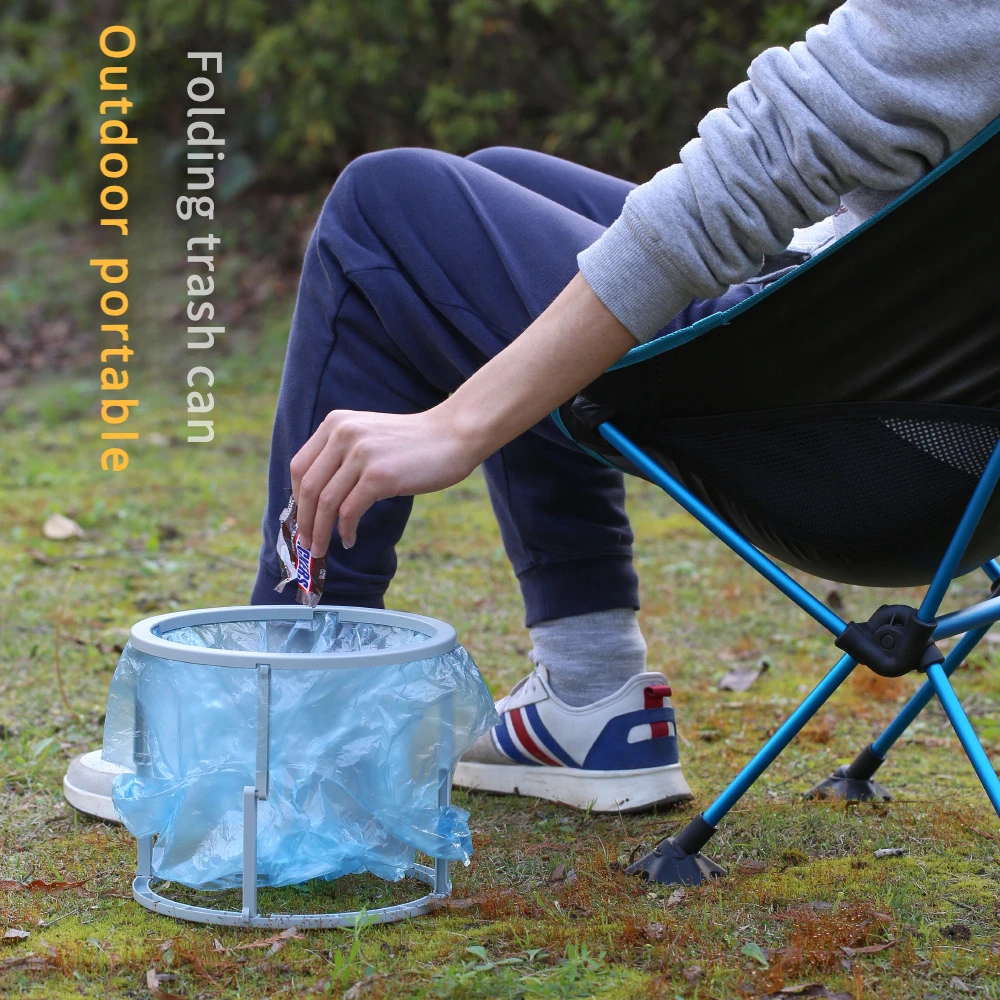 Portable-Foldable-Trash-Can-Small-and-Medium-sized-Household-Rack-Can ...